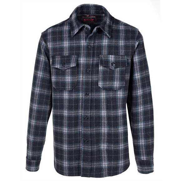 Schott | Shirts | New Schott Mens Wool Blend Cpo Shirt In Black | Poshmark